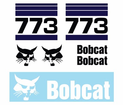 Bobcat 773 Skid Steer Set Vinyl Decal Sticker | eBay