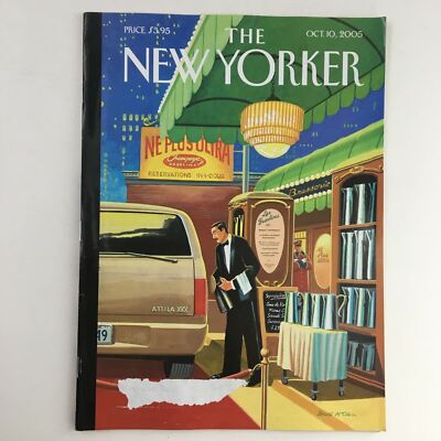 The New Yorker Full Magazine October 10 2005 A Soupcon of Ethyl Bruce ...