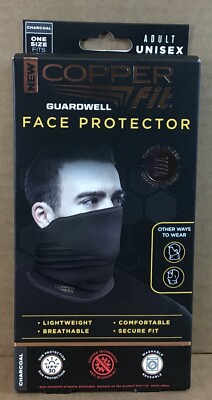 Copper Fit Guardwell Face Protector Neck Gaiter Lightweight Breathable ...