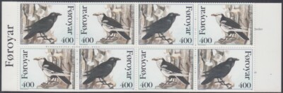 FAROE ISLANDS Sc# 288a.1 MNH FULL BOOKLET of 5 each of #'s 287-8 RAVENS ...