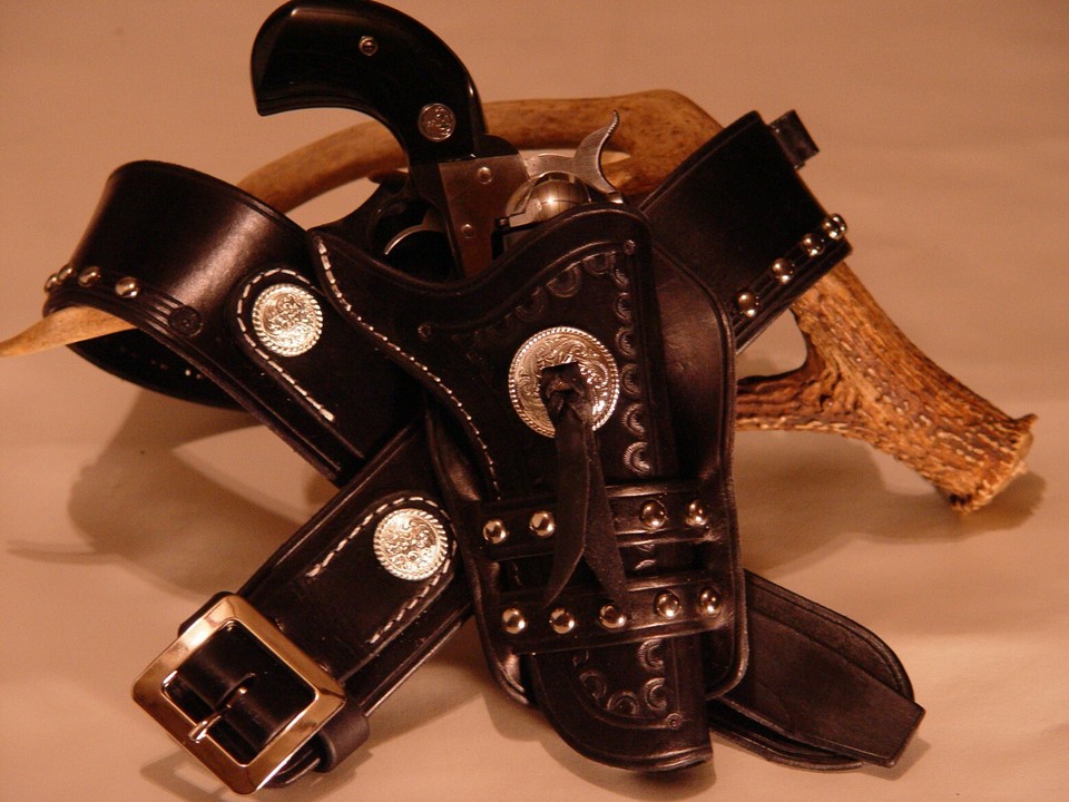 TOMBSTONE WESTERN HOLSTER RINGO GUN BELT COWBOY COLT RUGER VAQUERO SAA ...