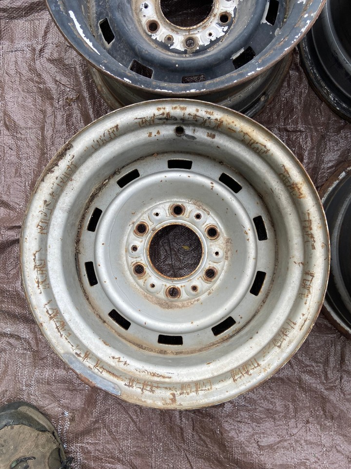 Set of 4 1967-87 CHEVY GMC K5 BLAZER C10 TRUCK 4X4 6 LUG 15 X8 RALLY ...