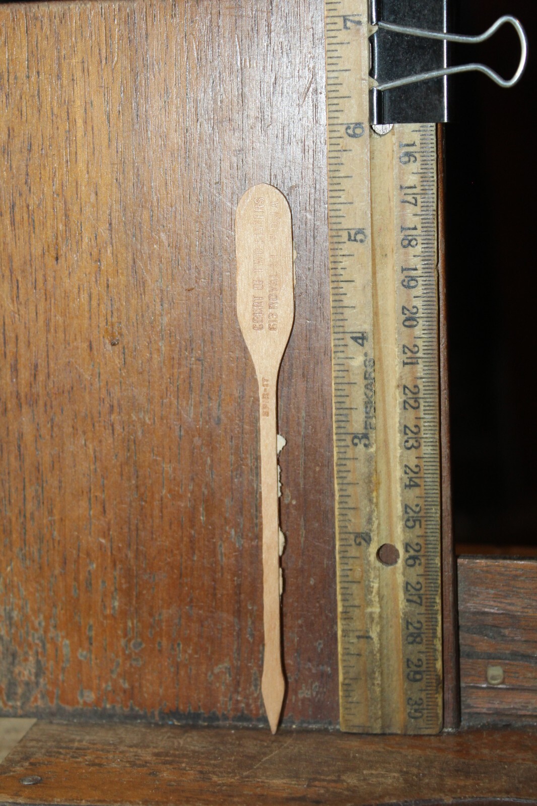 Vintage 1940's Court of Two Sisters New Orleans Spir-It Wooden Swizzle ...