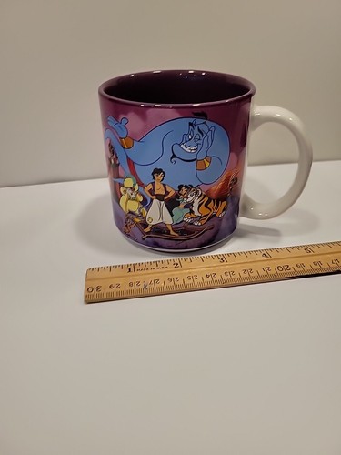 Disney Aladdin The Movie Coffee Mug Cup- Vintage - Made in Japan 12 Oz ...