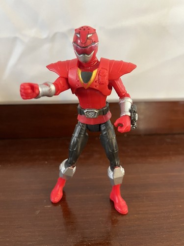 Hasbro Power Rangers Beast Morphers Basic Red Ranger Sabans 6” Action ...