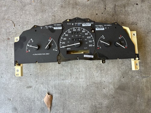1995-1997 Ford Ranger Explorer Speedometer Gauge Cluster MPH No Tach | eBay