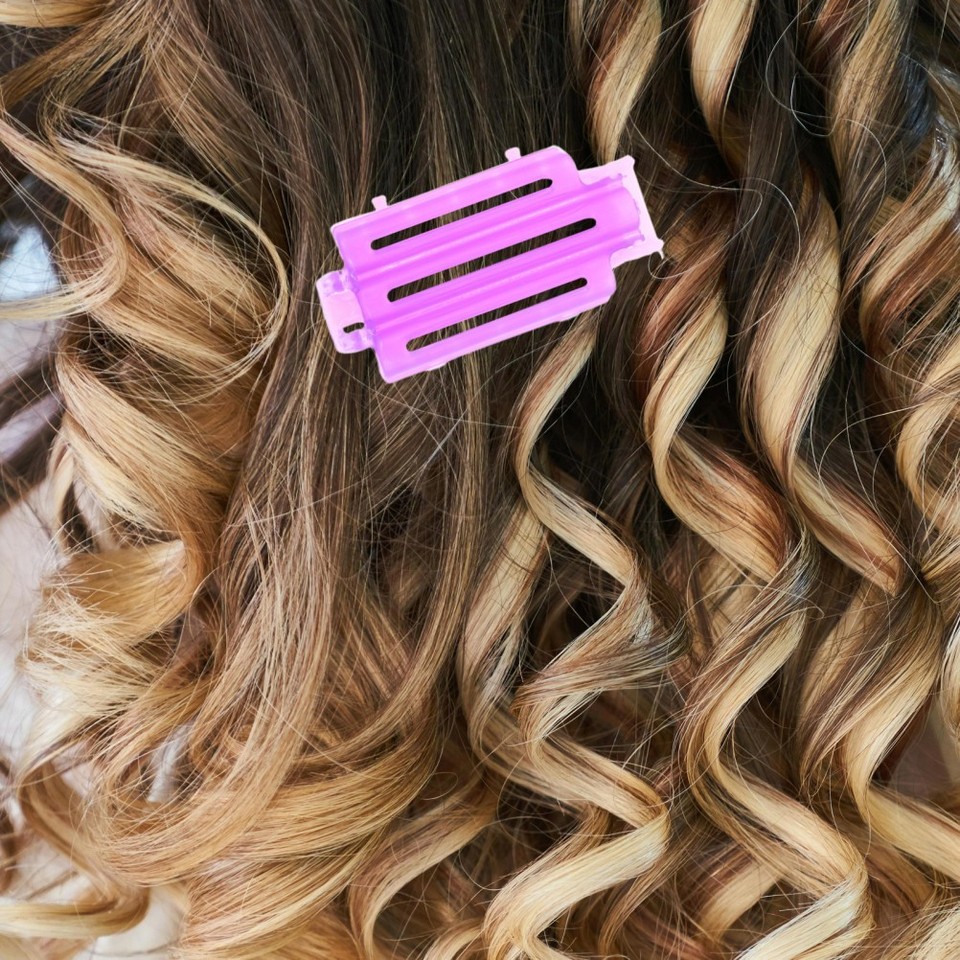 45pcs Curly Hair Clips Wave Perm Rod Hair Curler Hairdressing Styling ...