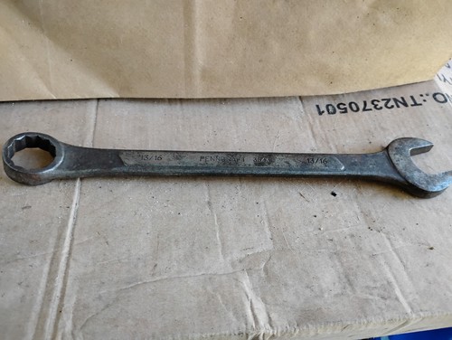 Penncraft 13/16" Combination Wrench # 3543 12 Point SAE USA J.C. Penney ...
