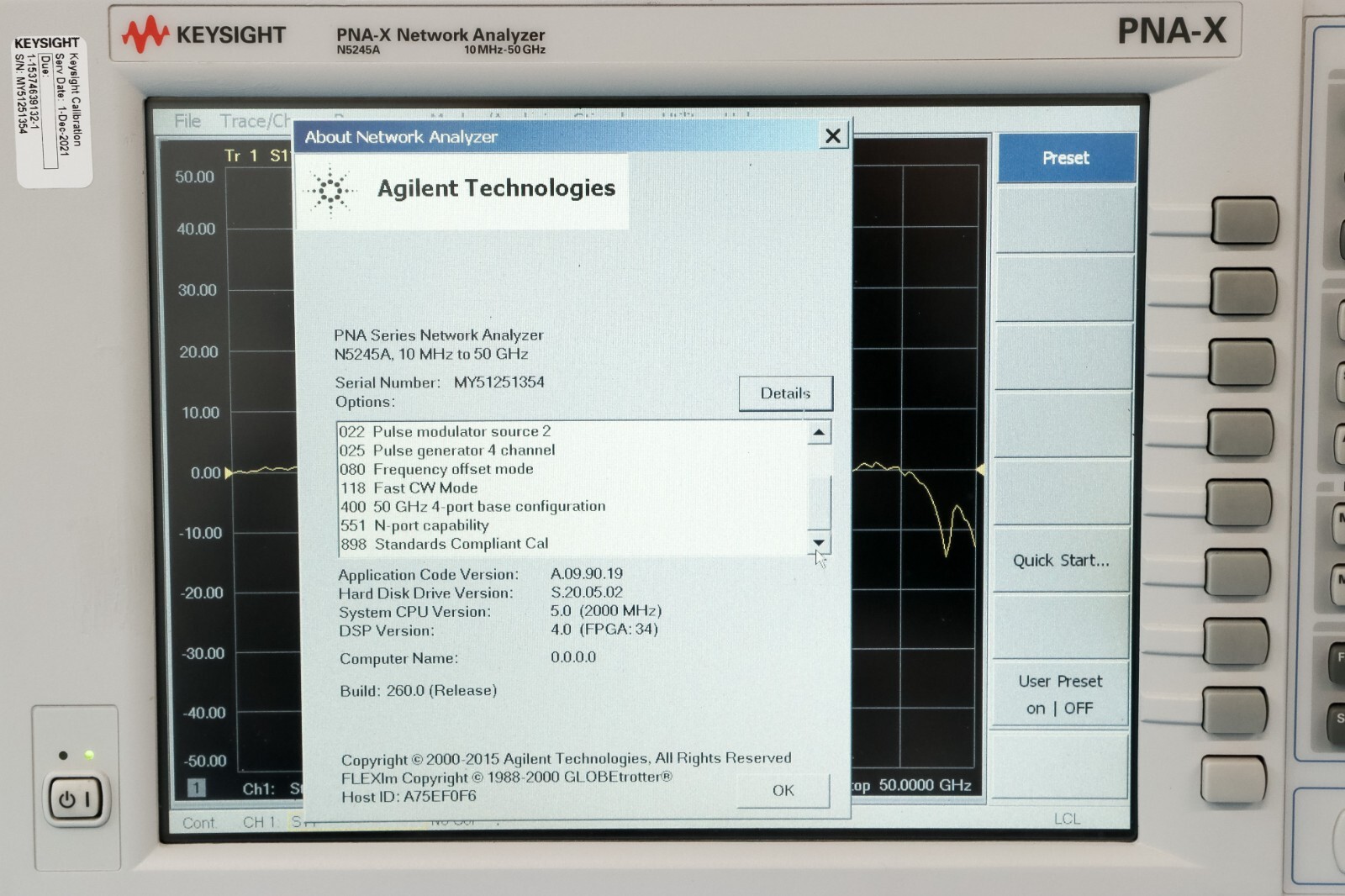 Keysight N5245A 10Mhz-50GHz 4-port PNA-X Analyzer | eBay
