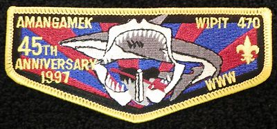 AMANGAMEK WIPIT OA LODGE 470 NATIONAL CAPITAL AREA MD 45TH ANN 1997 ...