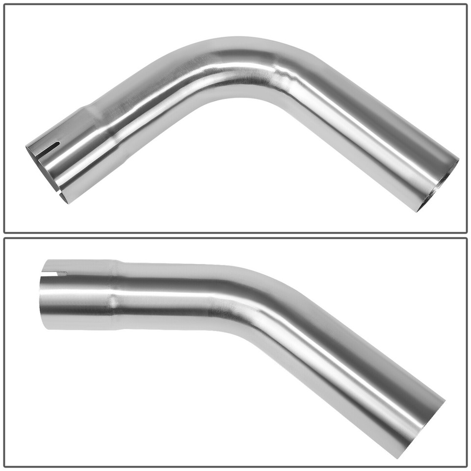 [8Pcs] 3"OD Stainless Steel Mandrel Bend Straight U-Bend Custom Exhaust ...