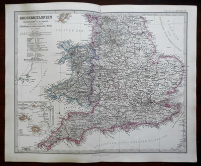 1900-Now - Map Of Great Britain Sheet