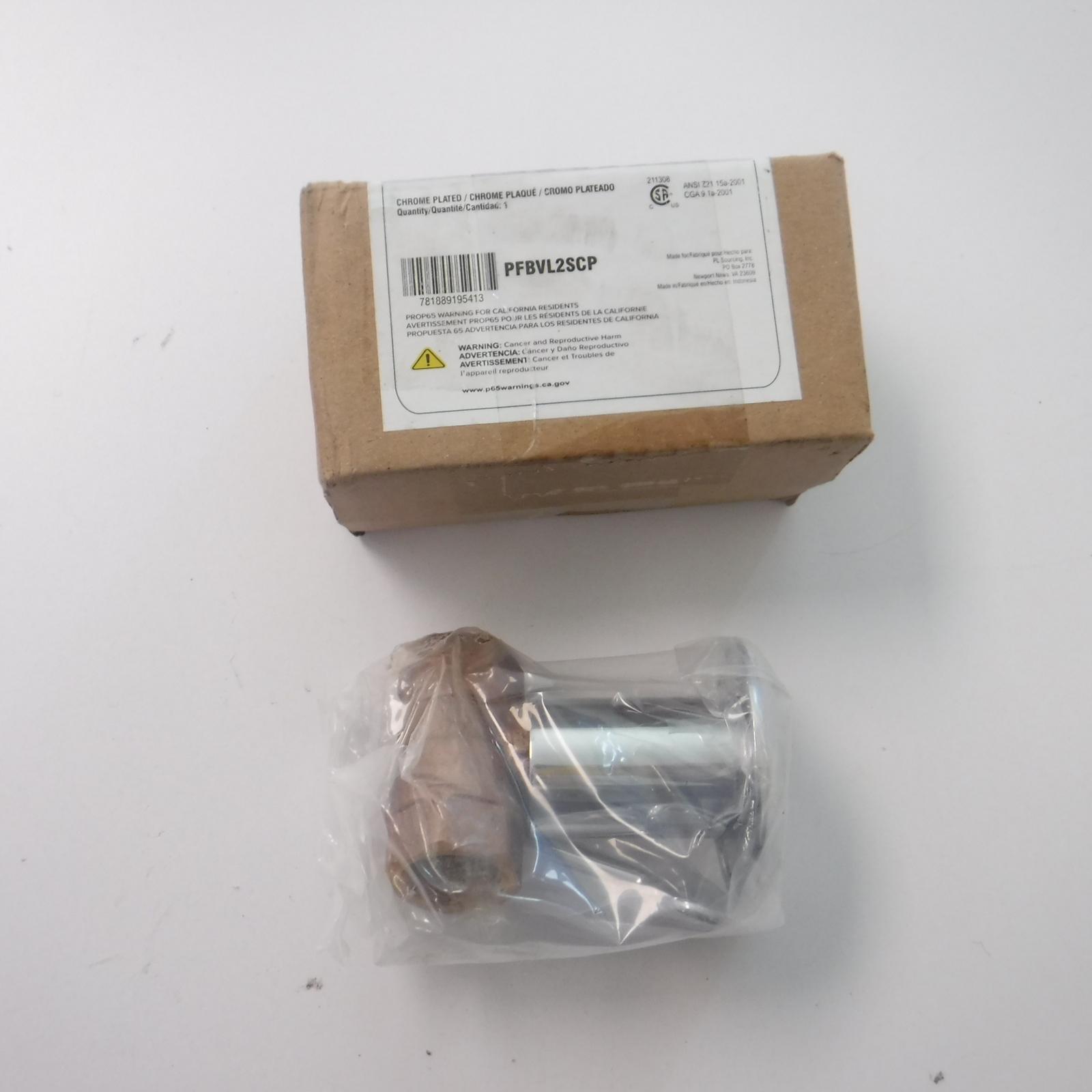 ProFLo 1/4" Straight Log Lighter Valve PFBVL2SCP | eBay