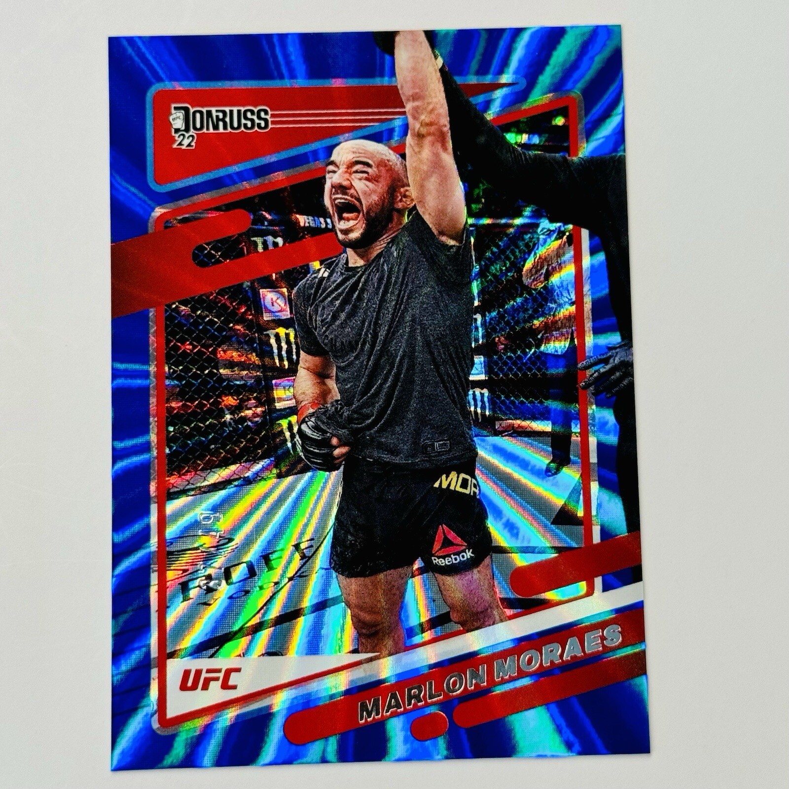 Marlon Moraes 2022 Donruss UFC #74 Holo Blue Laser /49 Price Guide ...