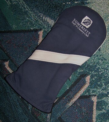 NEW PRG Embroidered Canvas Driver Head Cover SOMERSETT GOLF & COUNTRY ...