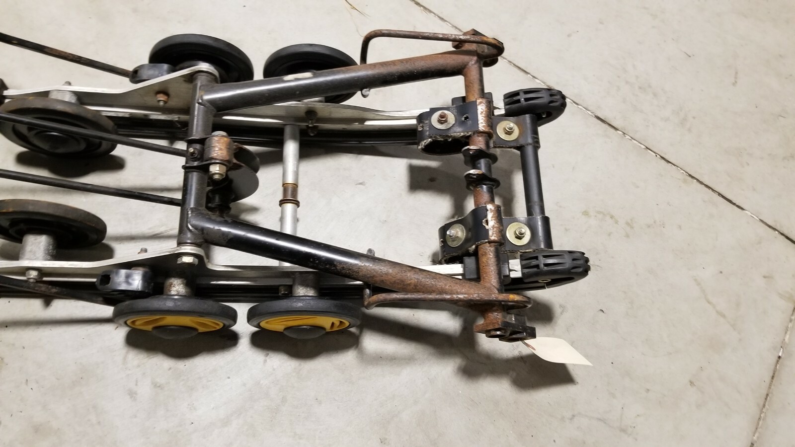 Skidoo Rev SC3 Rear Suspension Idler Wheels Bogie Rails Skid Frame 800 ...