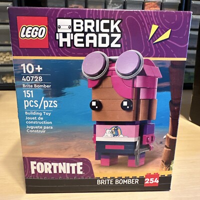 Lego Fortnite BrickHeadz 40728 Brite Bomber Limited Edition Hard To ...