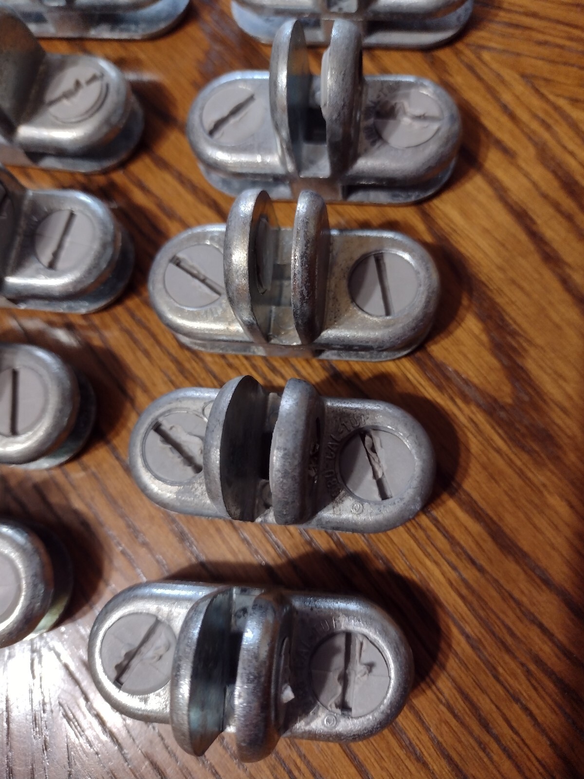 10 Pcs Chrome 3 Way Glass Cube Connector Clip 3/16" Tempered Glass ...