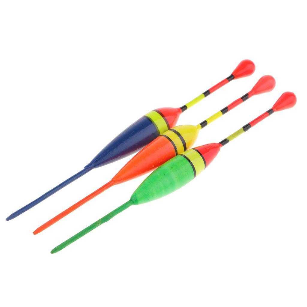 12pcs Fishing Wood Floats Bobbers Buoy Carp Coarse Ice Fishing ...