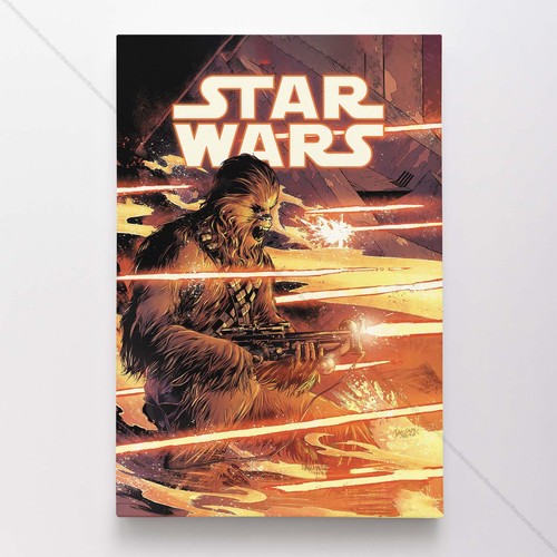 Chewbacca Star Wars Poster Canvas Vol 3 #5 Movie Comic Book Art Print ...