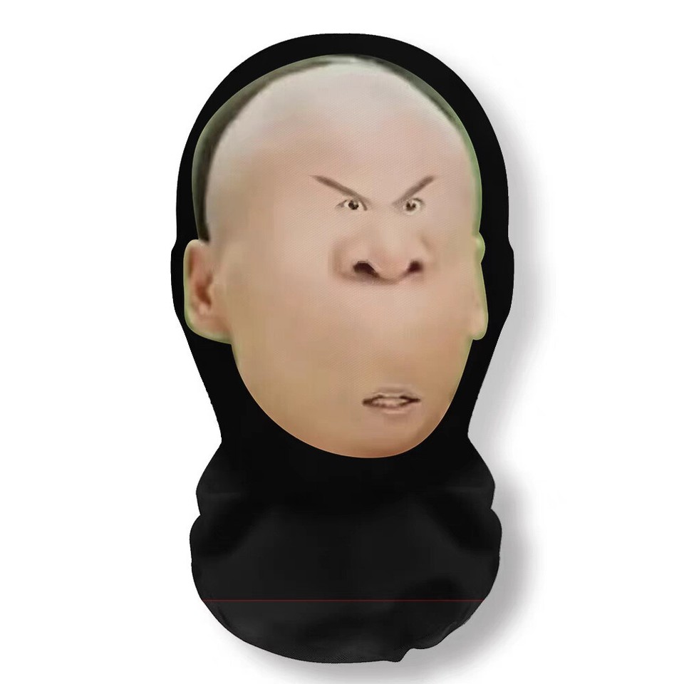 Cosplay 3D Printed Kanye Mask Stretch Mesh Full Face Mask Men and Women ...