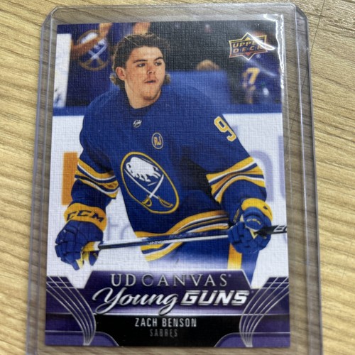 2023-24 UD Zach Benson Young Guns UD canvas Buffalo Sabres | eBay