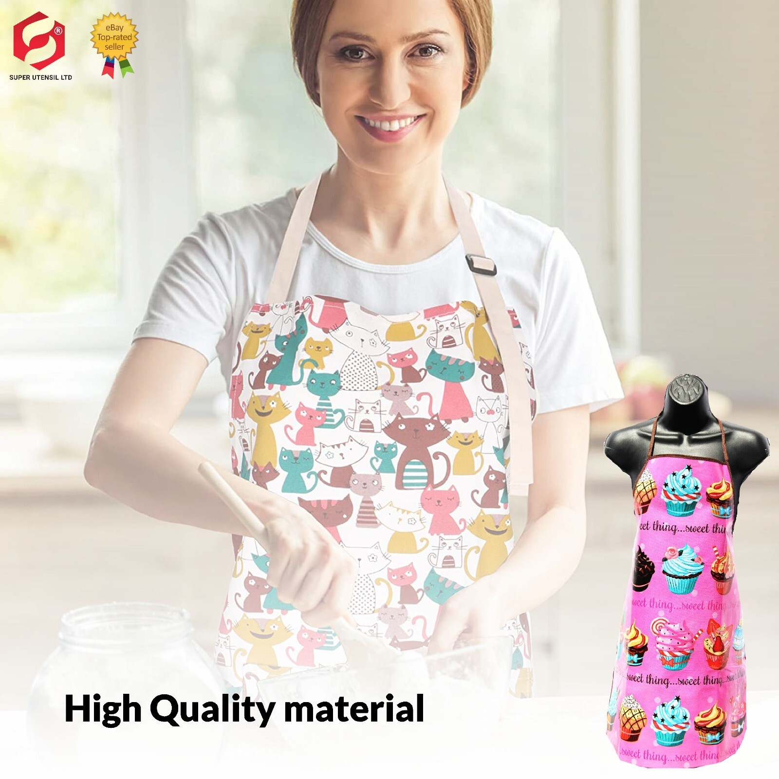 Waterproof Vintage PVC Apron Kitchen Cook Garden Butcher Cleaning ...