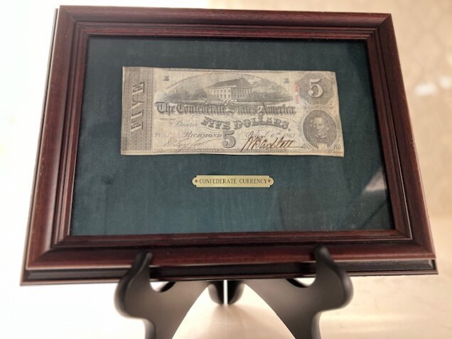 Mint Condition Confederate Framed Currency Note Collection (3 notes) | eBay