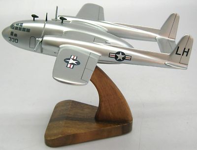 Fairchild C-119 Flying Boxcar Plane Wood Model Replica SML Free ...