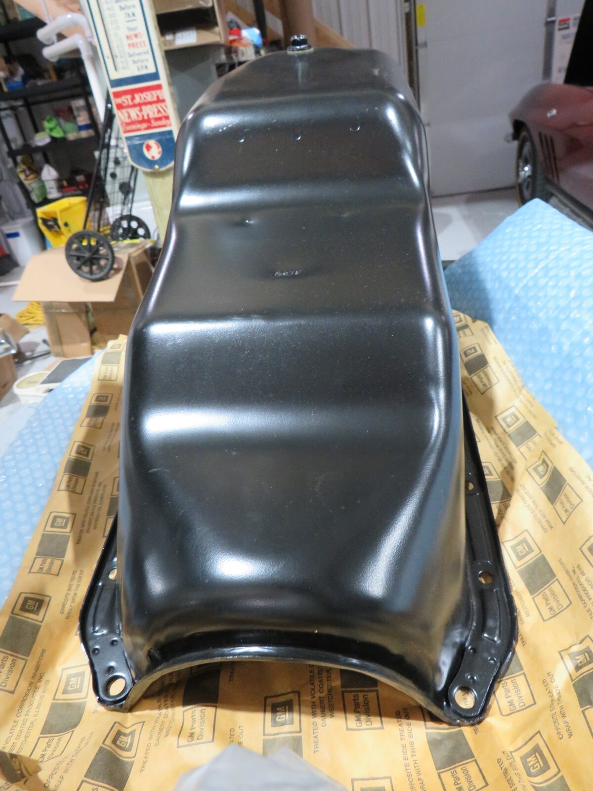 57-62 C2 Corv 327 SBC 6 QT Trap Door Oil Pan-GM #359937--NOS--NCRS!! GM ...