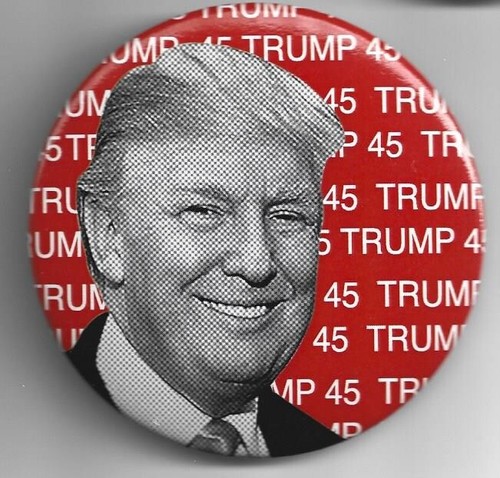 2016 2017 pin DONALD TRUMP pinback INAUGURATION 45th PRESIDENT Campaign ...