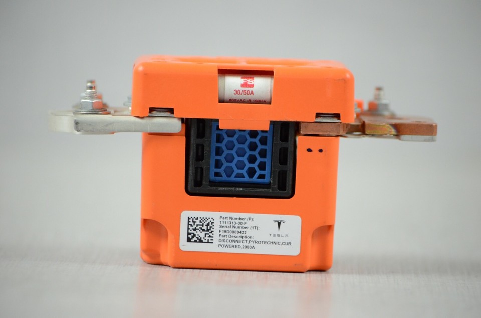 Tested! 2012-2021 Tesla Model S Model X Pyro Fuse Battery Disconnect ...