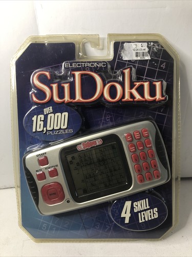 EXCALIBUR Electronic Handheld SUDOKU 16000 Puzzles NEW Game 4 Levels ...