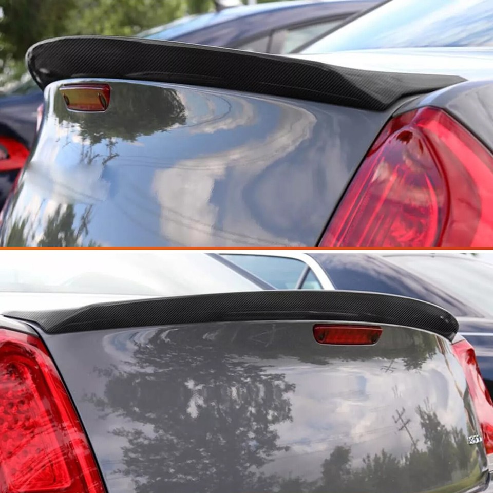 Fits 2011-2023 Chrysler 300 300C 300S Carbon Fiber Rear Trunk Spoiler ...
