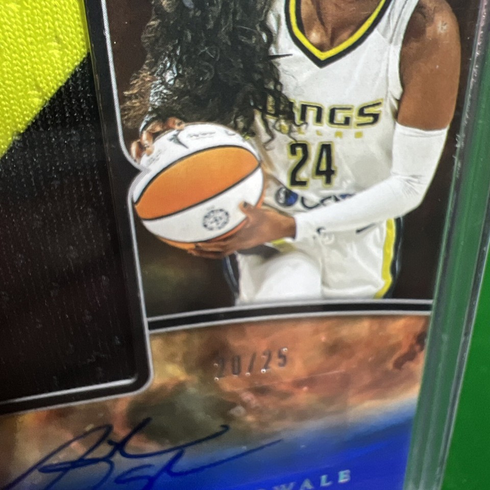2023 Panini Origins WNBA Arike Ogunbowale Patch Auto Blue Jersey # 20/ ...