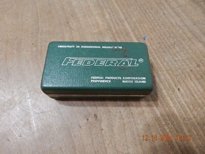 Federal Testmaster Test Tenth Indicator Model 6 (.0001") Acces. & Case ...