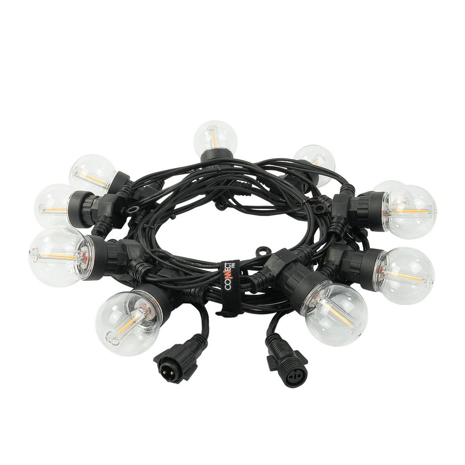 ConnectPro® 5-50m Connectable Festoon Light Outdoor LED Garden Warm ...