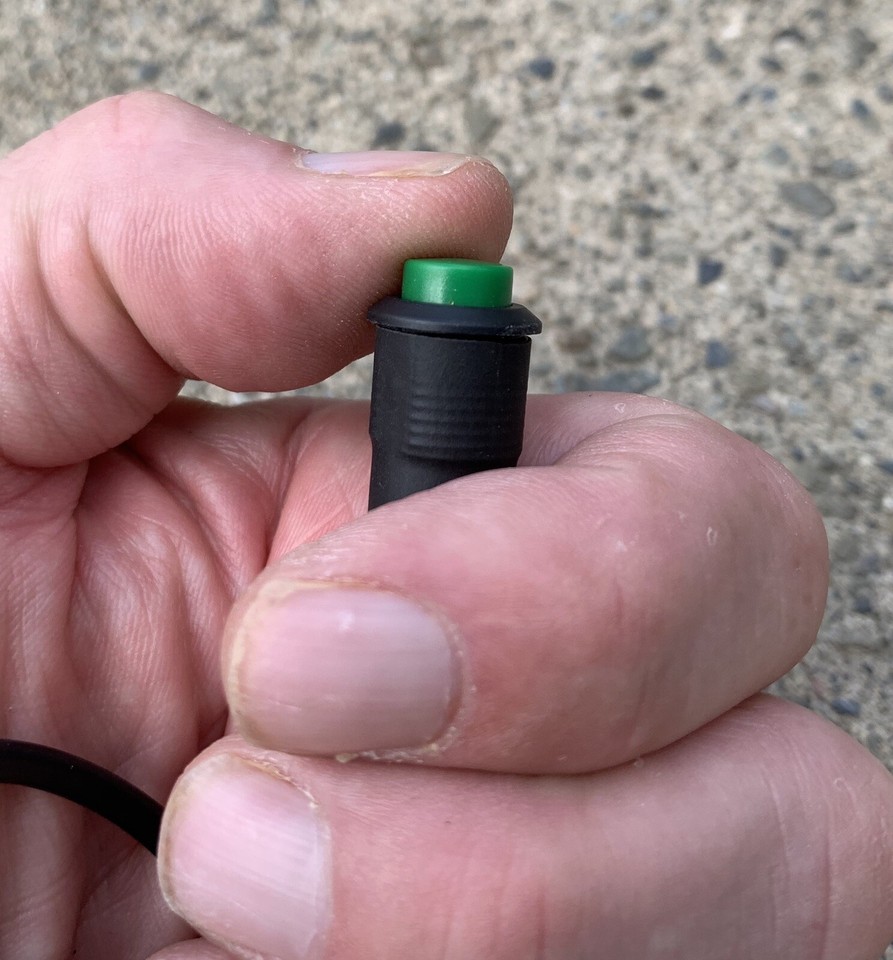 W2ENY PTT momentary hand switch (1/8" plug) (2ft) fits my MIC/PTT ...