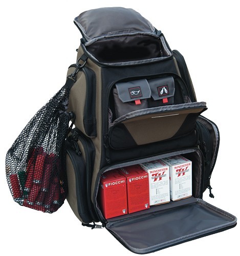 GPS Bags 1611SC Sporting Clays Backpack Olive w/Visual ID Storage ...