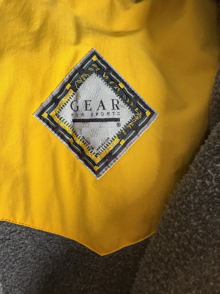 University of Iowa Gear For Sports Men Half Zip/button Jacket Size M ...