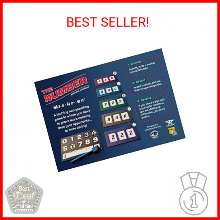 The Number Party Game - Fast-Paced Number Strategy Game, Fun Family ...
