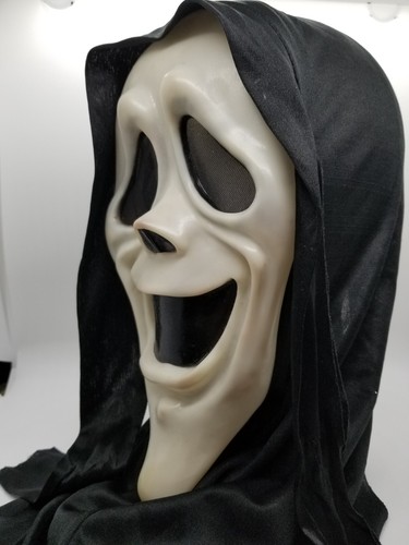 Mask Ghost Face Smiling Smiley GhostFace Scream Movie Spoof | eBay