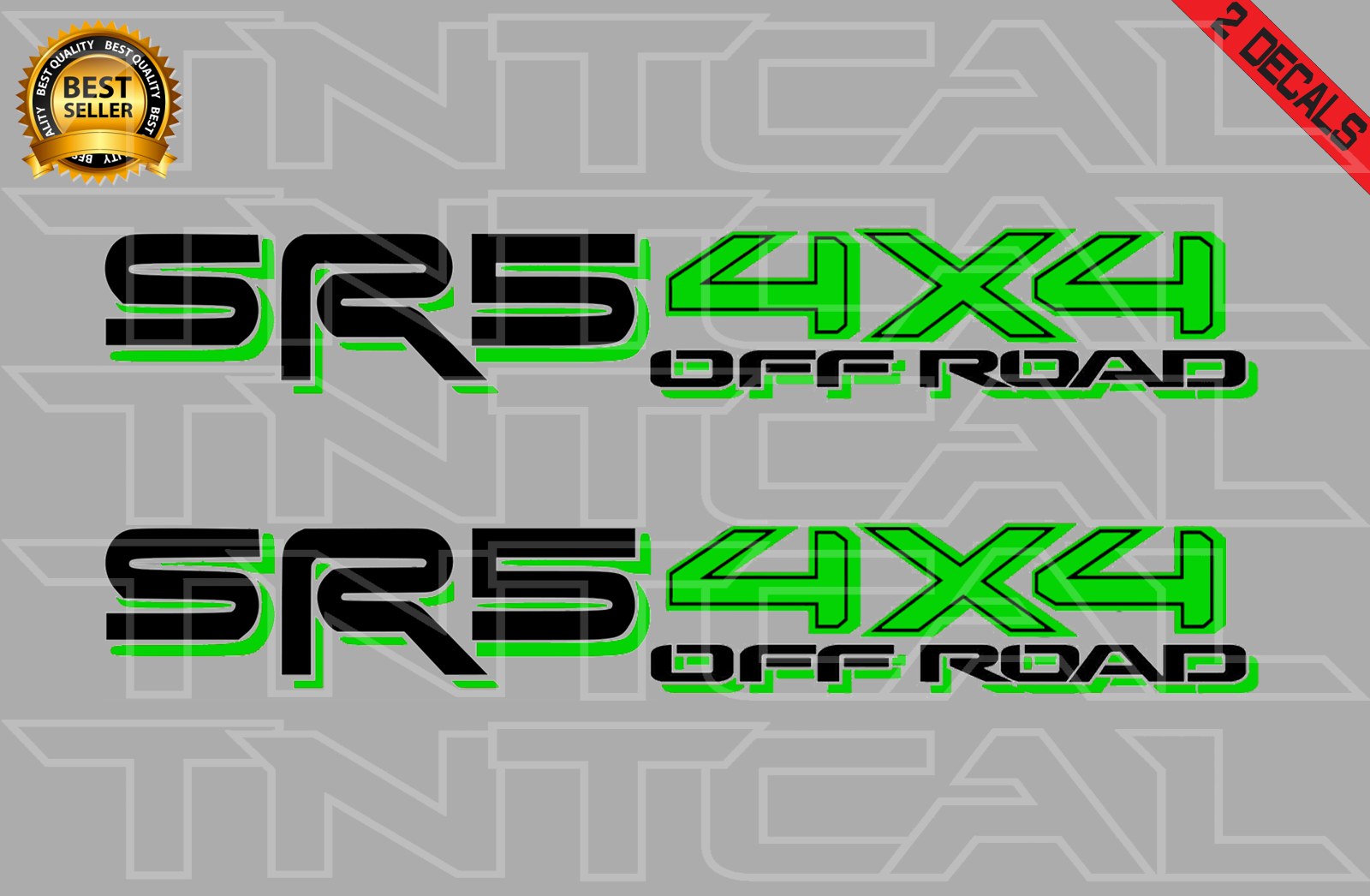 SR5 4x4 Off Road Decal Set Fits: Toyota Tacoma Tundra Truck Sticker ...
