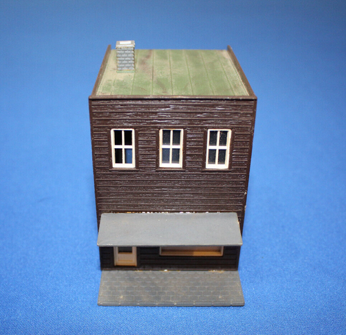 HO Scale Model Railroad Slot Car Train Scenery Rural Town Building ...