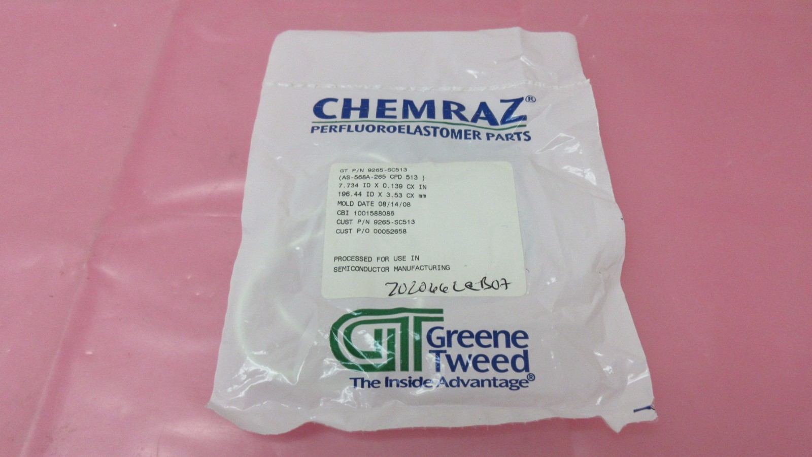 Chemraz 9265-SC513, Greene Tweed 2-513, Seals, O-Ring. 412911 | eBay