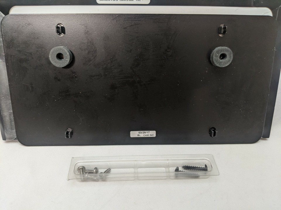 Front License Plate Bracket SUBARU OEM SOA342L120 Stainless Steel BLACK ...