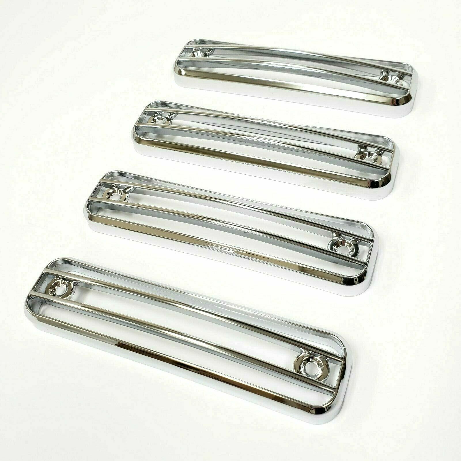 Chrome Side Marker Guard Trim Protector (4PCS) For 2003-2009 HUMMER H2 ...