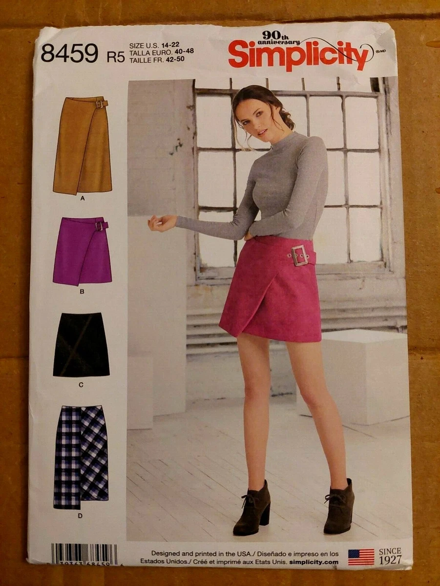 Asymmetrical Wrap Skirt Pattern