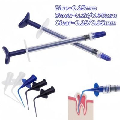 Dental Root Canal Therapy Endo Irrigation Syringe Disposable Syringe ...
