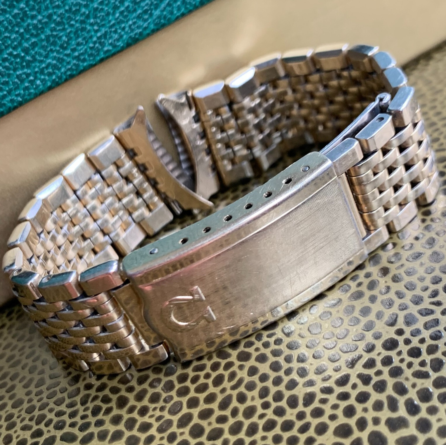 1970 Omega 18mm Beads of Rice 14K Gold Filled Bracele… - Gem